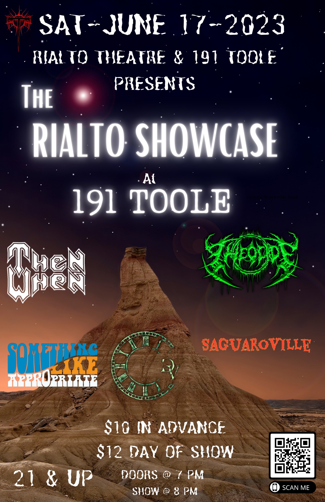 Rialto Showcase at 191 Toole – Then When